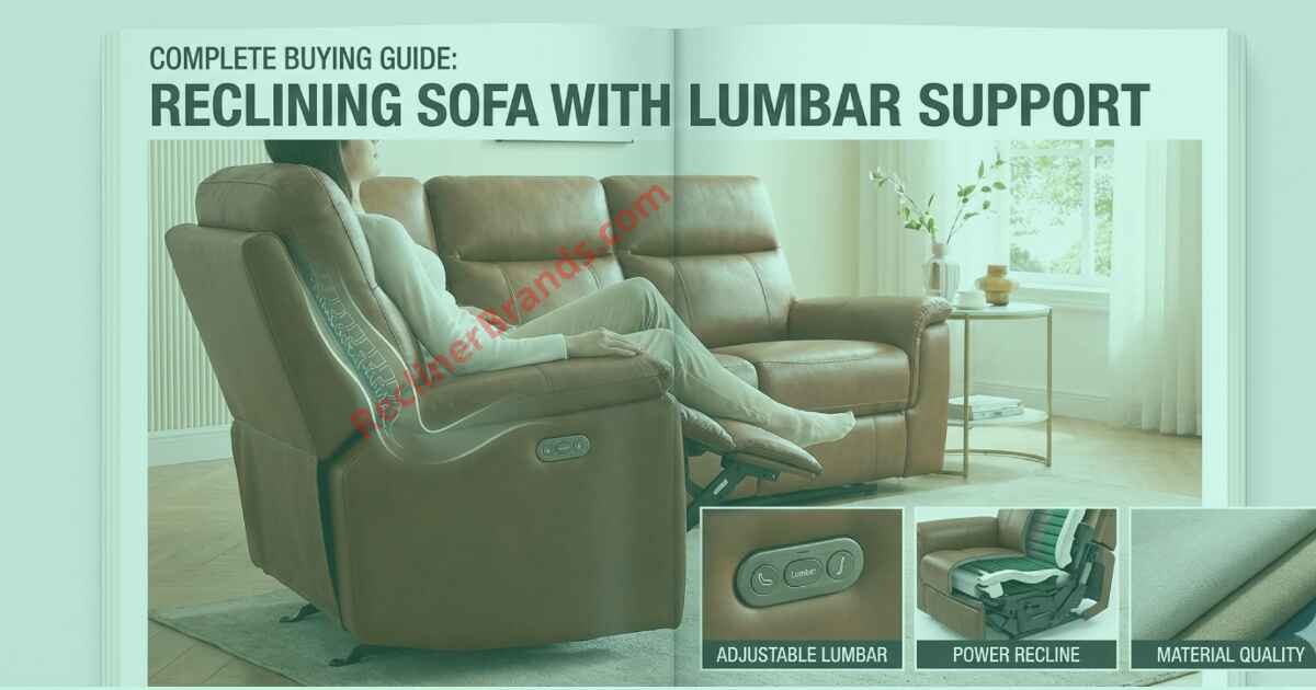 Best Reclining Sofa With Lumbar Support | Recliner Brands